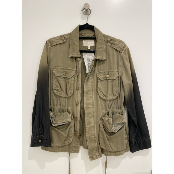 Current/Elliott | Jackets & Coats | Current Elliot Army Green Ombre ...